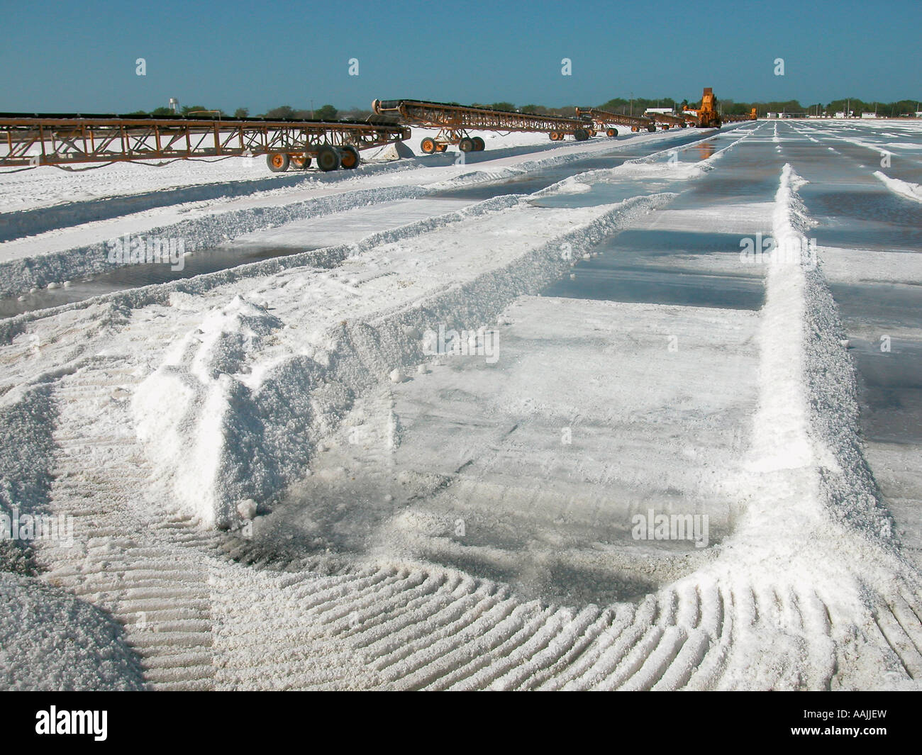 evaporation salt pan Stock Photo - Alamy