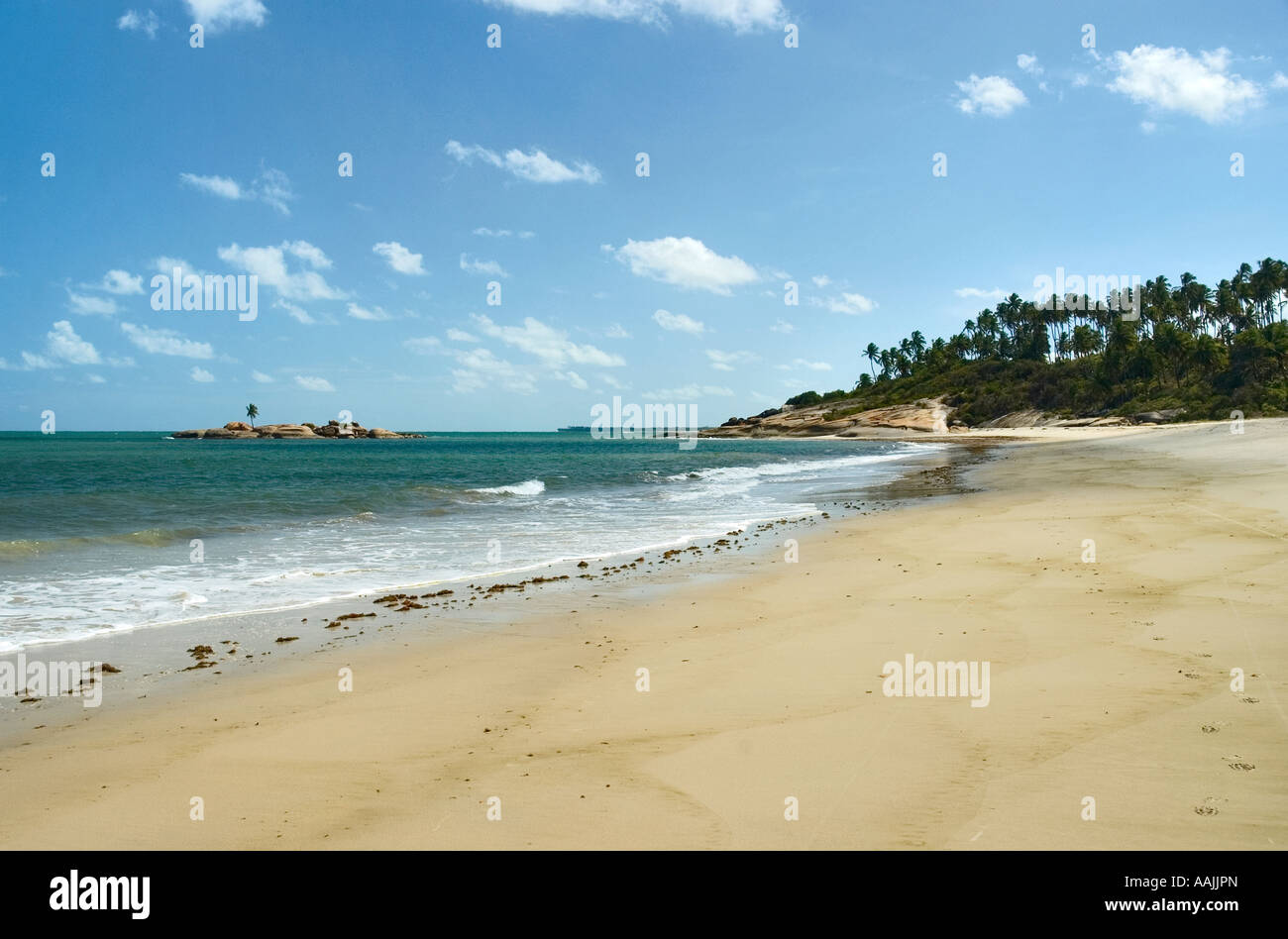 desert beach, with desert island Stock Photo - Alamy