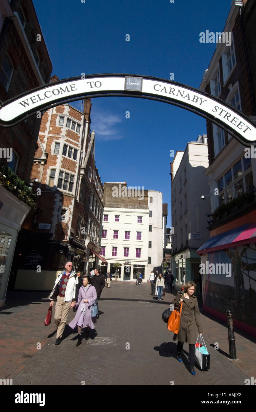 Carnaby Street London England Britain UK Stock Photo - Alamy