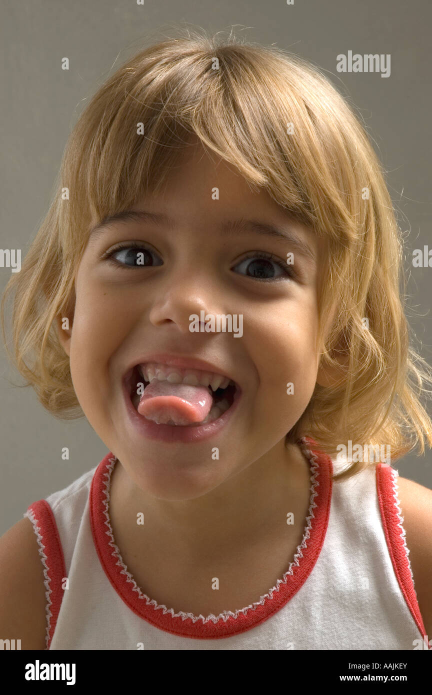 Kid Sticking Out Tongue