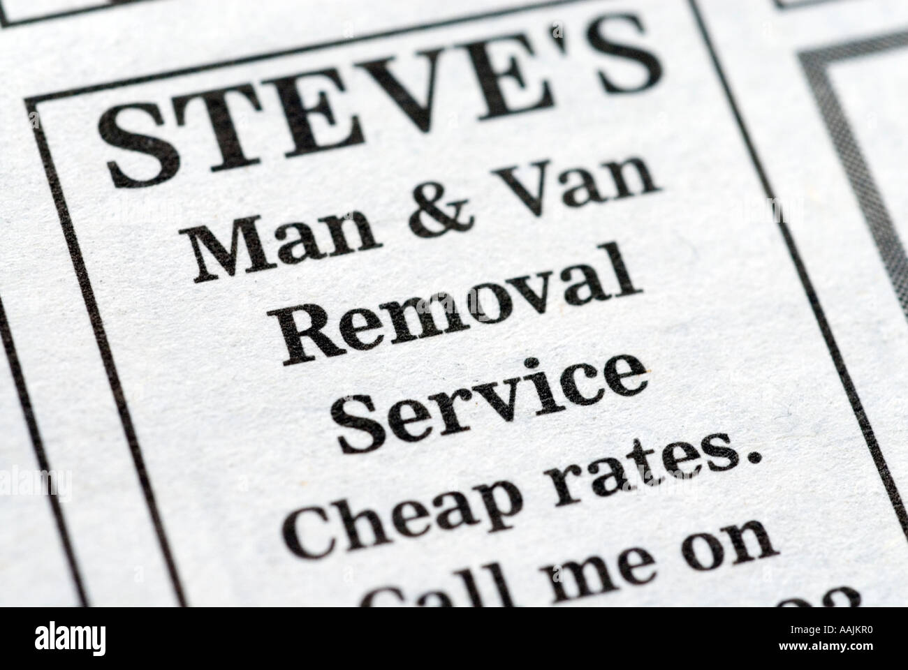 Classified ad newspaper hi-res stock photography and images - Alamy