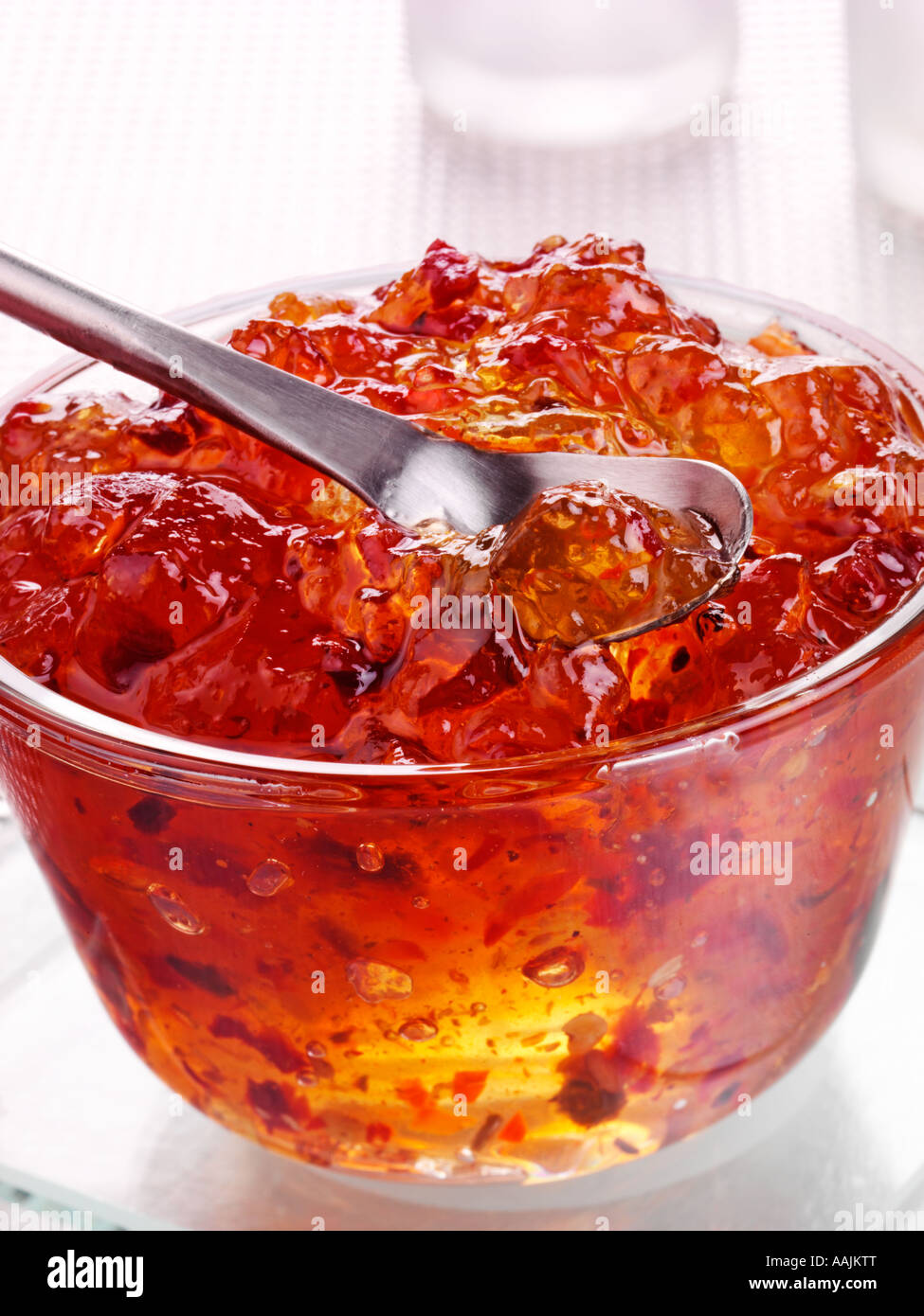 CHILLI JELLY OR CHILE JELLY Stock Photo - Alamy