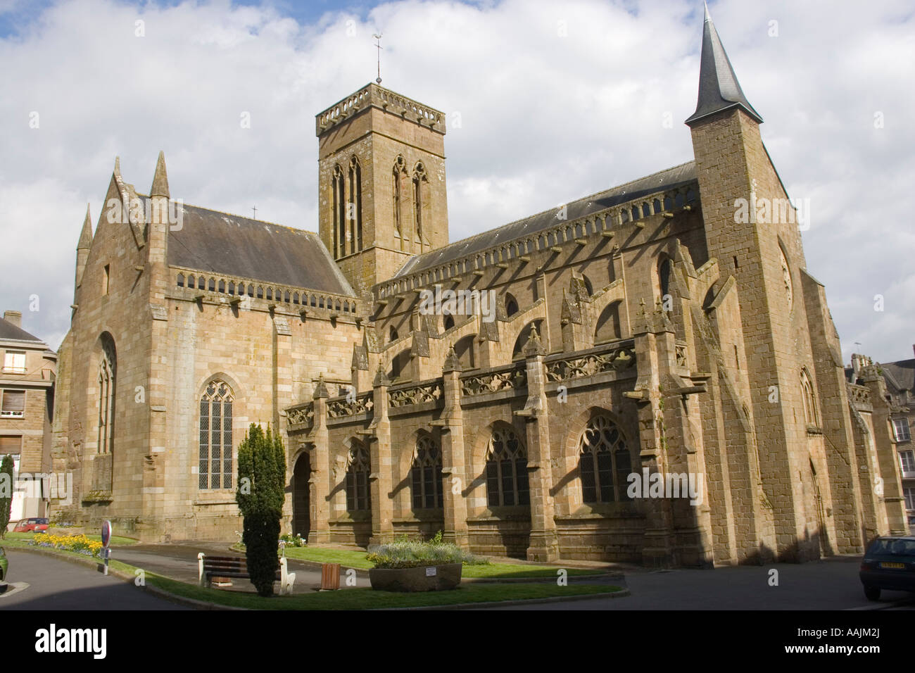 Church at Vire, Normandy, France Stock Photo - Alamy