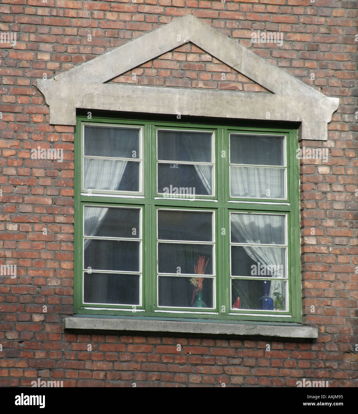 Window in a brick building Stock Photo - Alamy