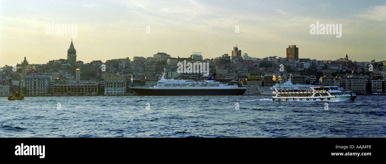 Sunset Istanbul panorama Turkey Stock Photo - Alamy