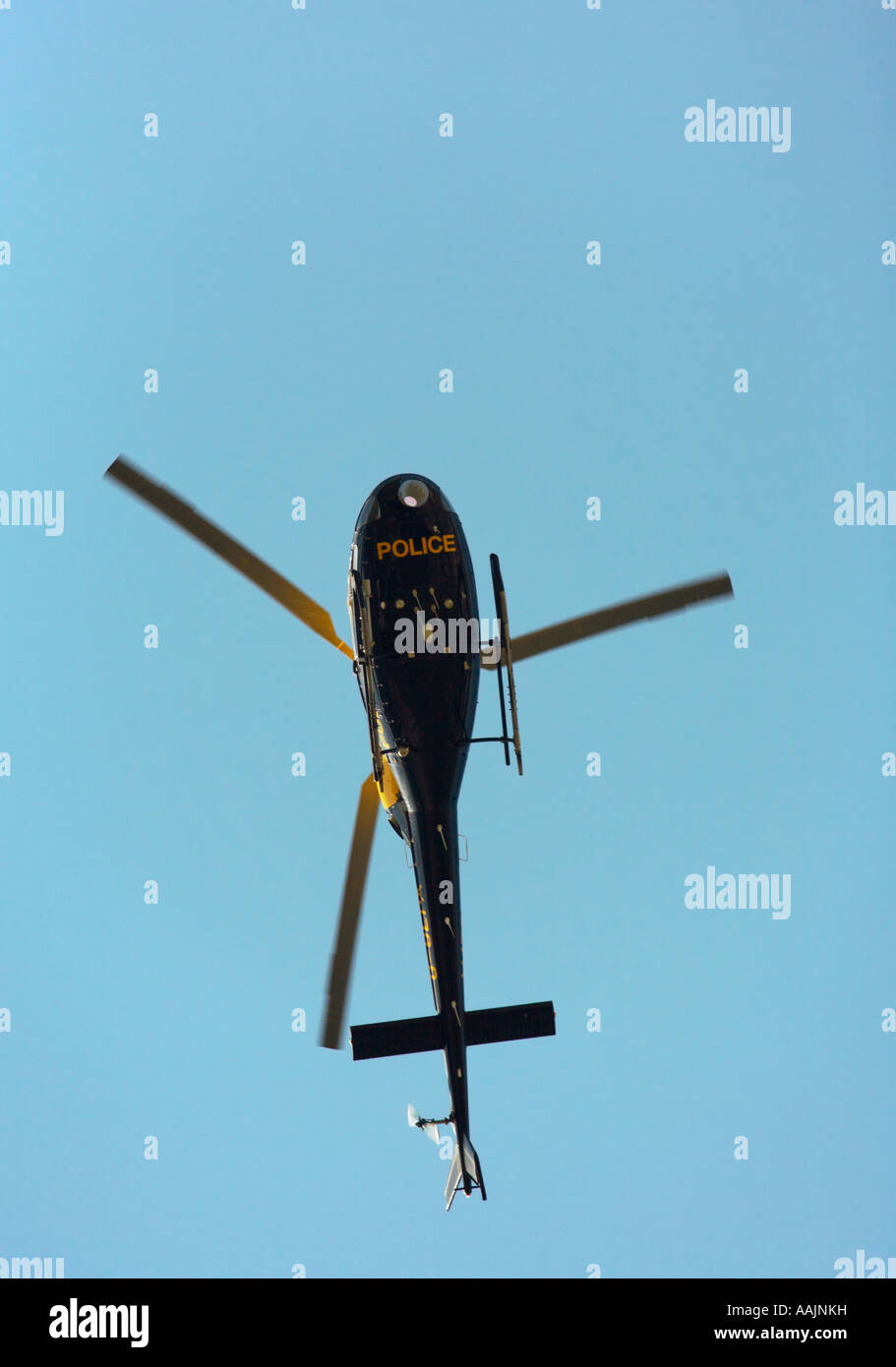 Police helicopter over London UK seen from below Stock Photo - Alamy