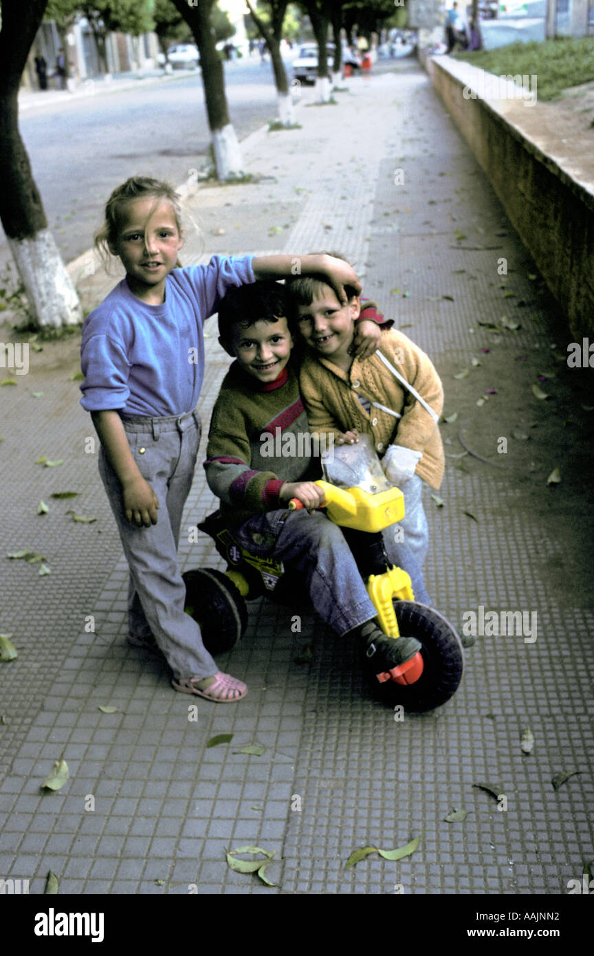 Albanian children playing in streets hi-res stock photography and ...