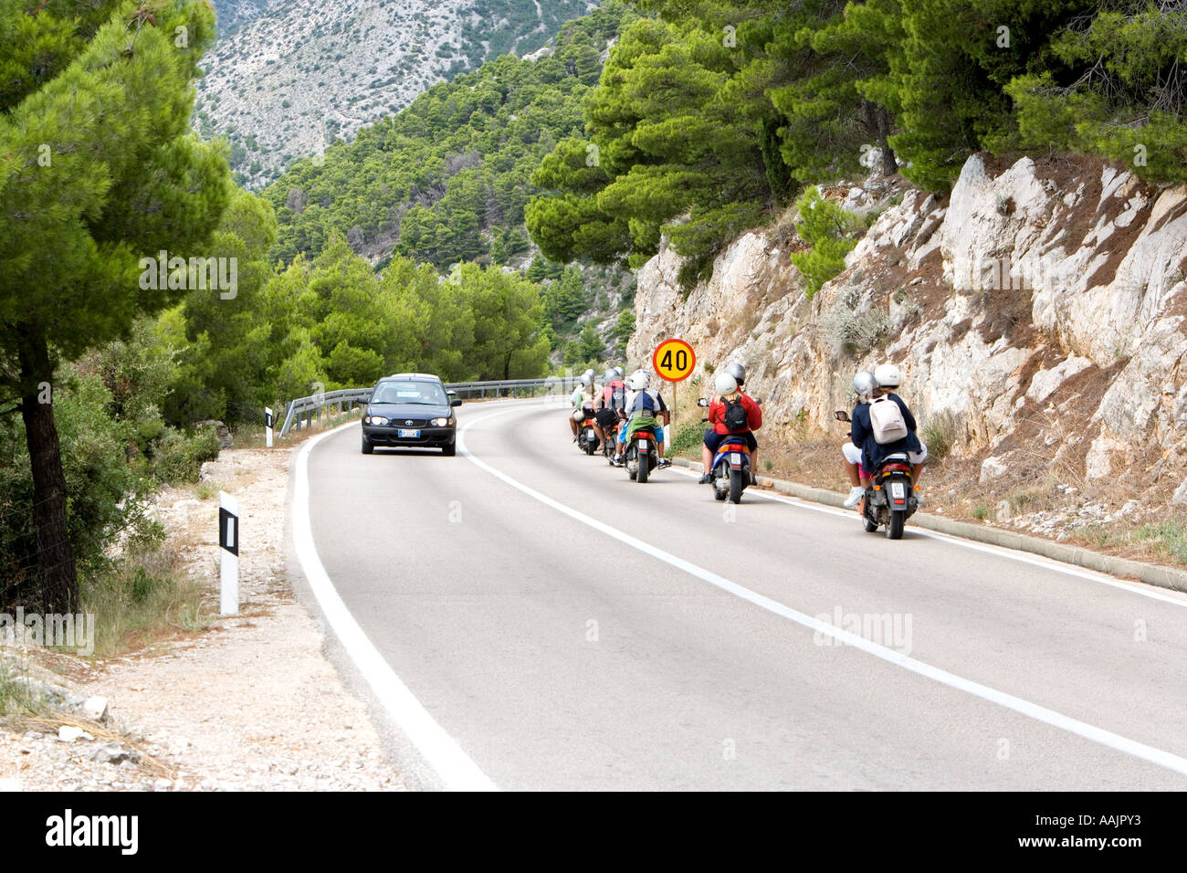 Motorcycle convoy hi-res stock photography and images - Alamy