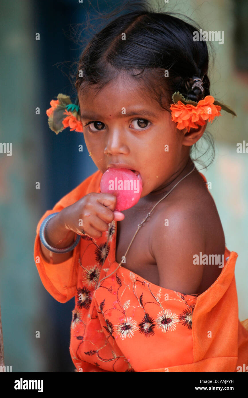 Orissa girl portrait hi-res stock photography and images - Alamy