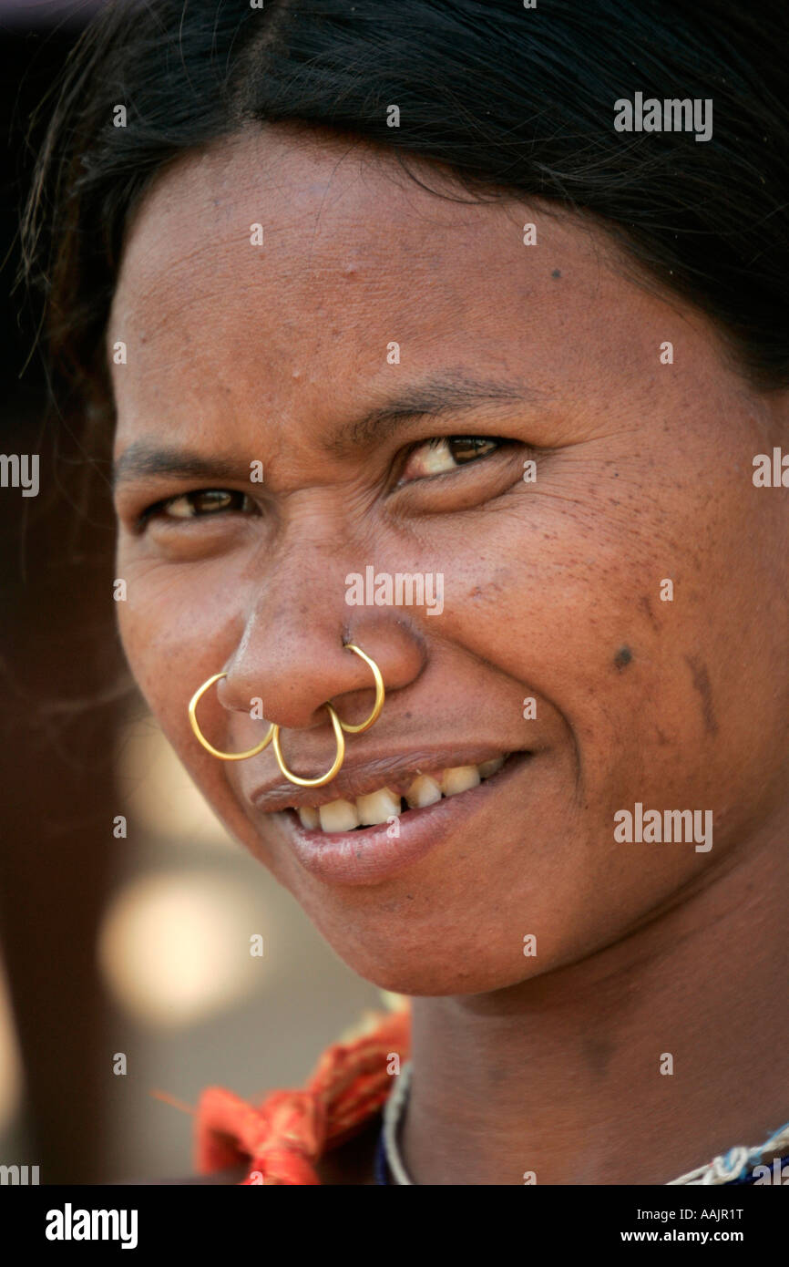 Woman at the village of Malibe, Orissa, India Stock Photo - Alamy
