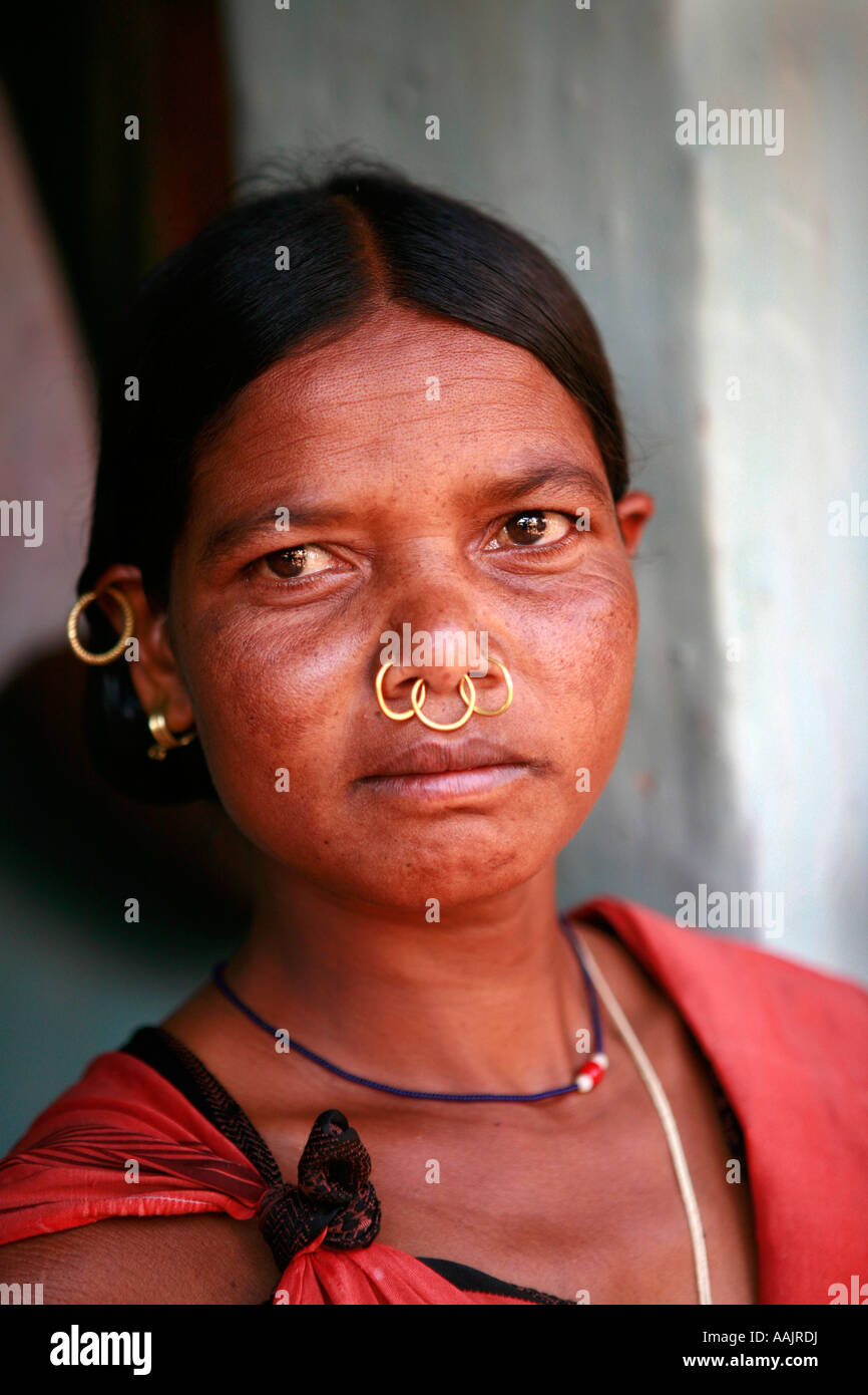 Tribeswoman at the village of Malibe, Orissa, India Stock Photo - Alamy
