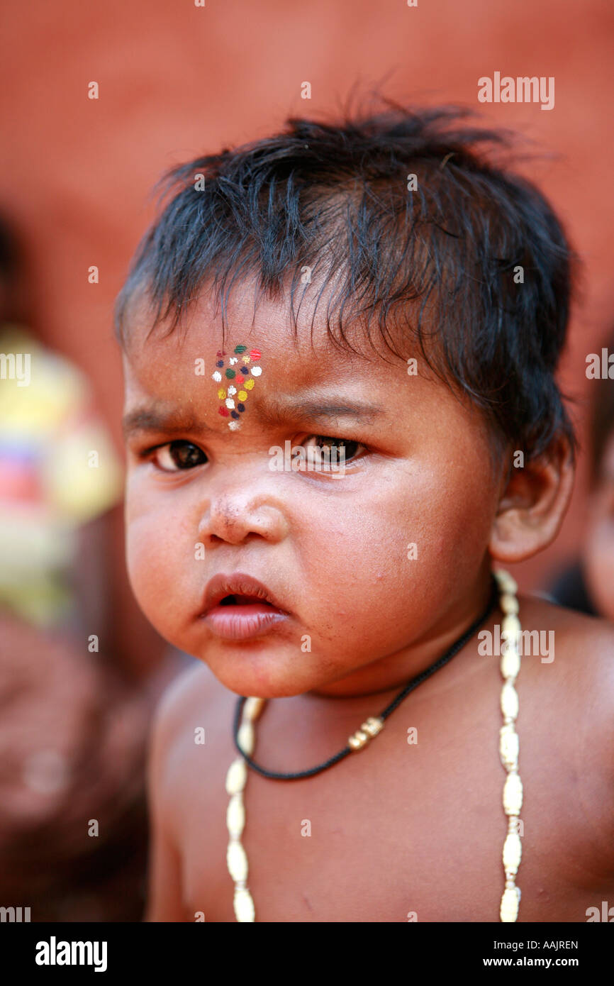Child at the village of Malibe, Orissa, India Stock Photo - Alamy