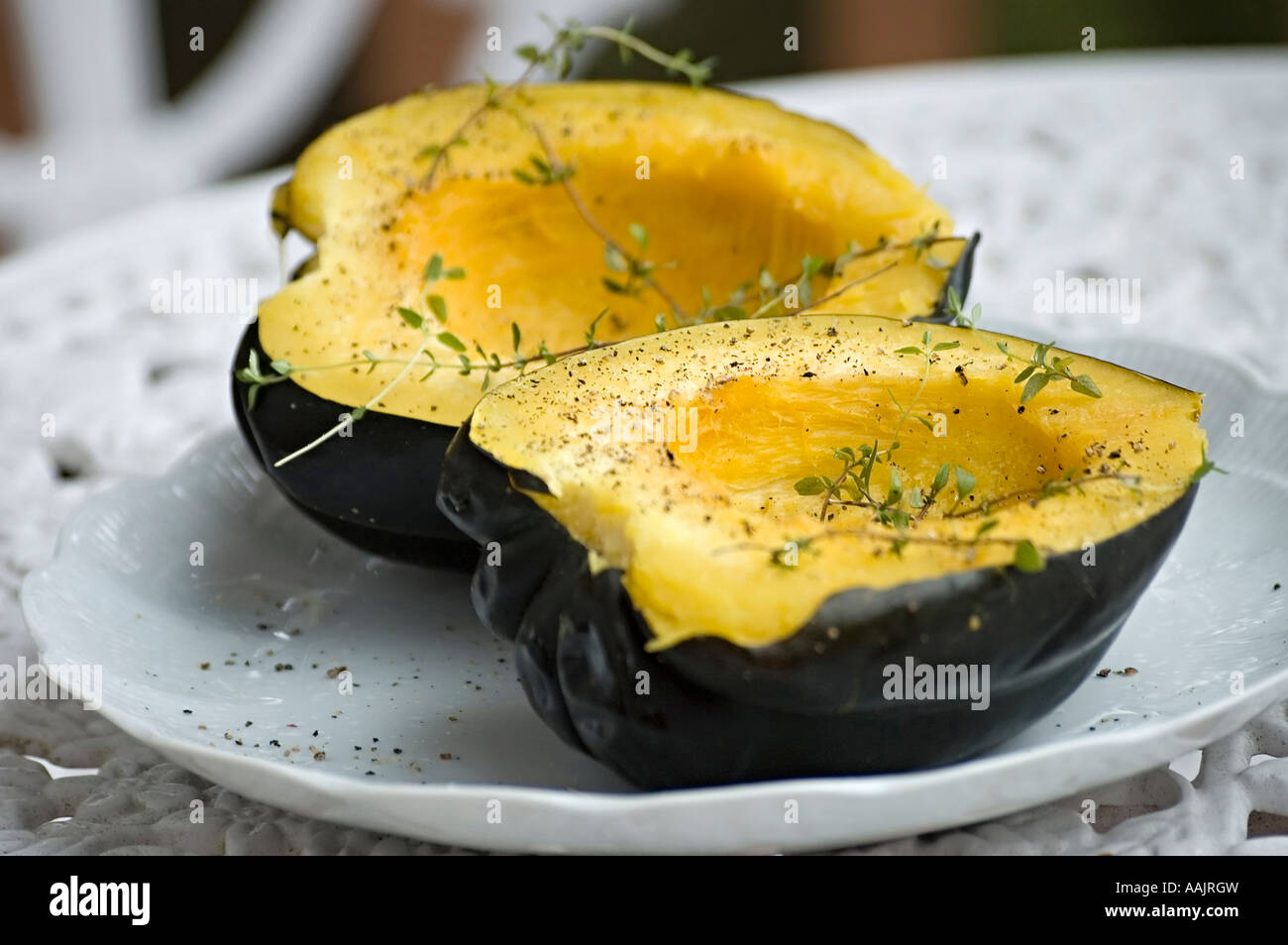 cooked squash close-up Stock Photo - Alamy