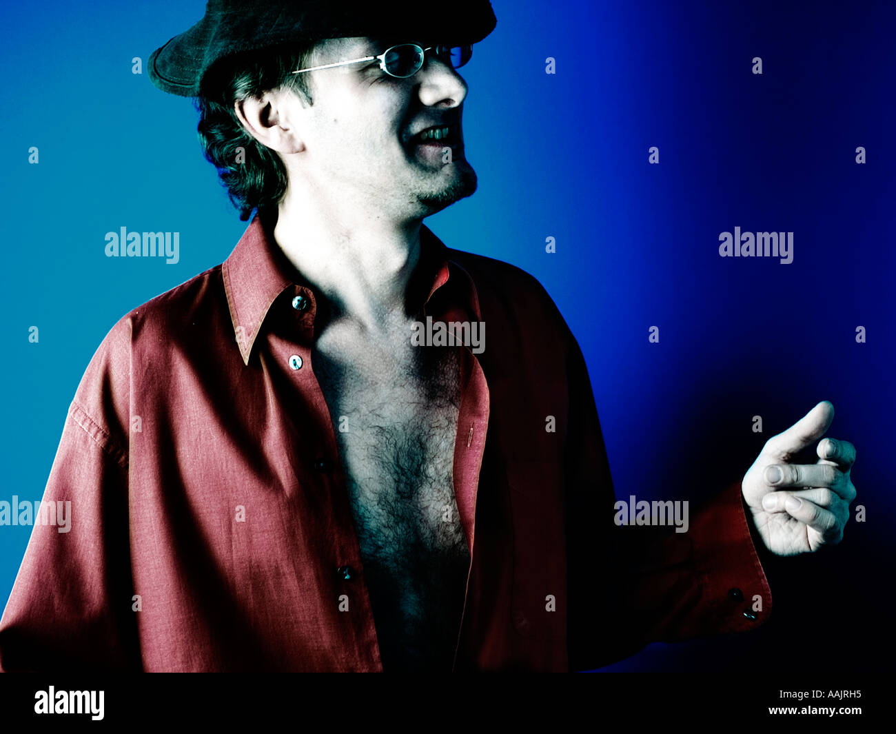 man dancing alone Stock Photo - Alamy