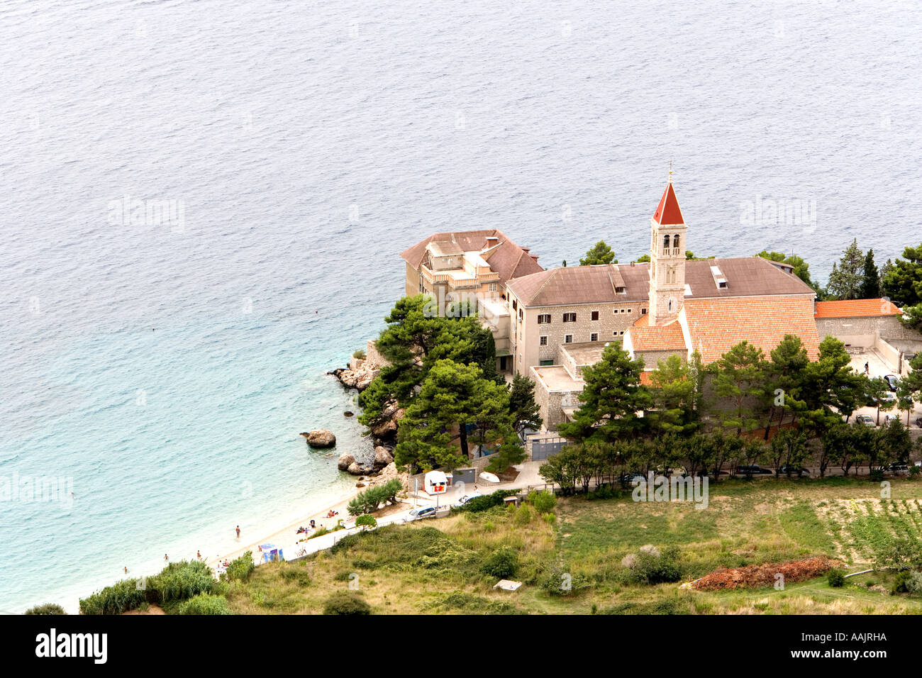 Dominican monastery on Brac Island Croatia Stock Photo - Alamy