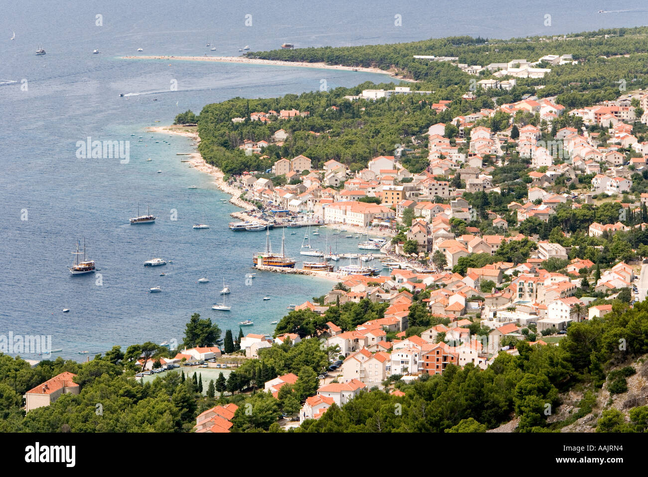 Bol town on Brac Island Croatia Stock Photo - Alamy