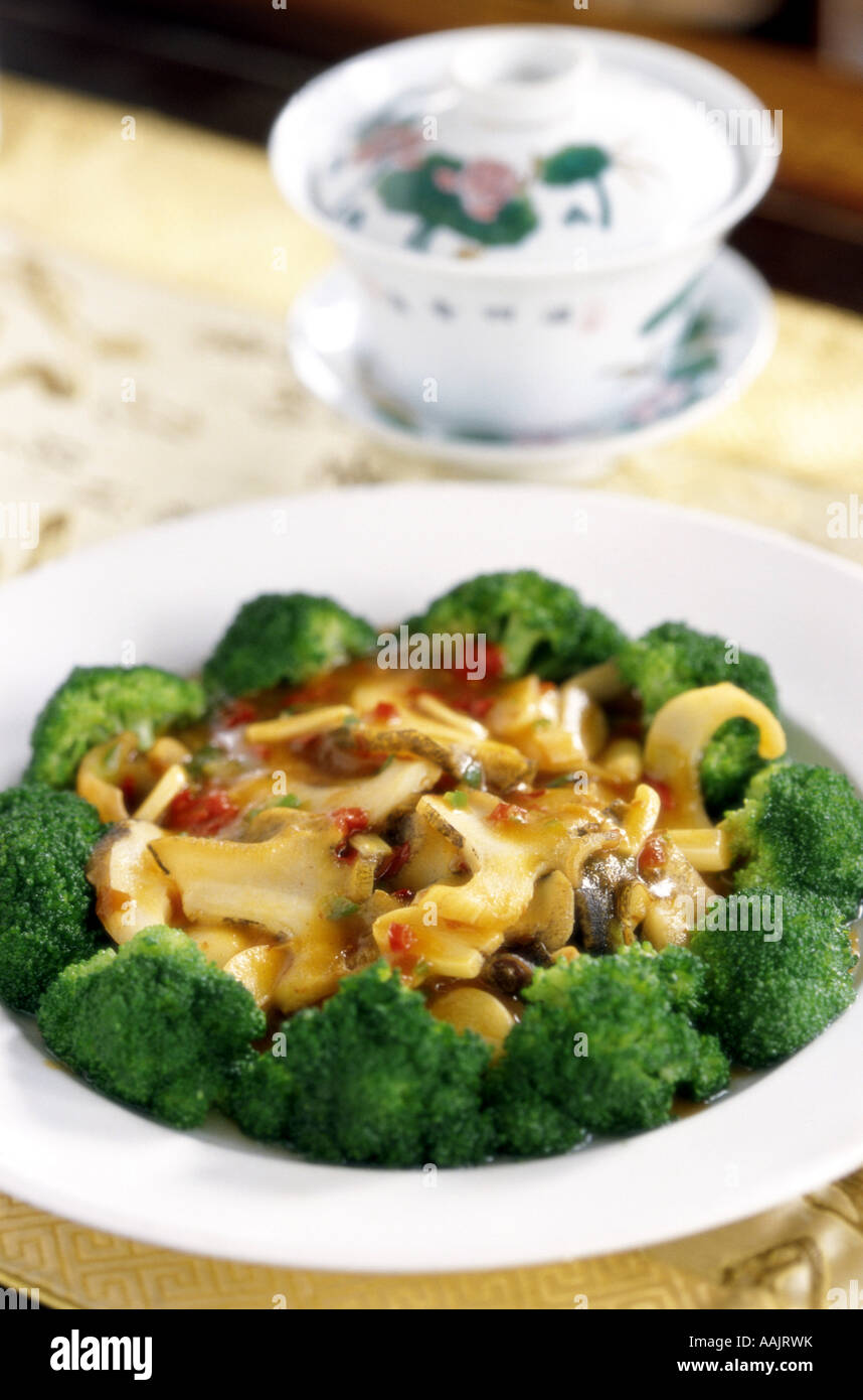 Turban shell cooking Stock Photo - Alamy