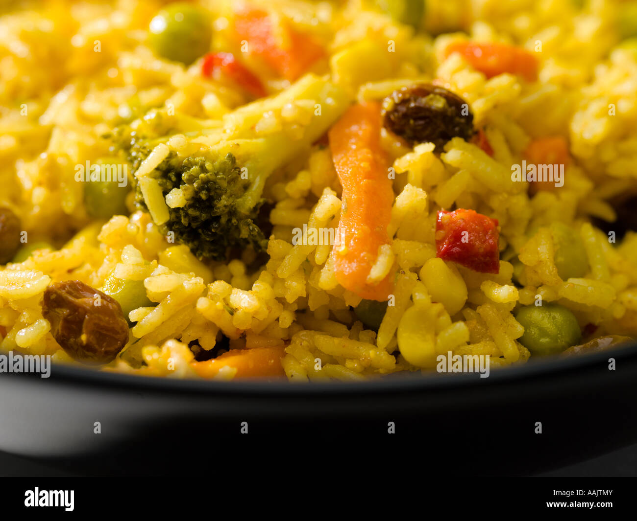 Close-up of a vegetable biryani Stock Photo - Alamy