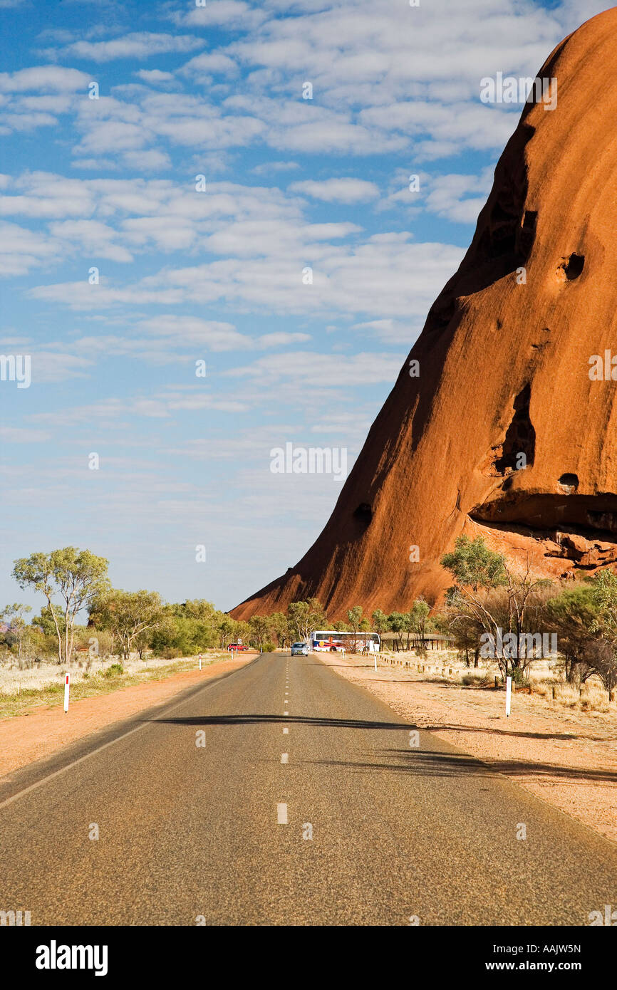 Road and Uluru Ayers Rock Uluru Kata Tjuta National Park World Heritage ...