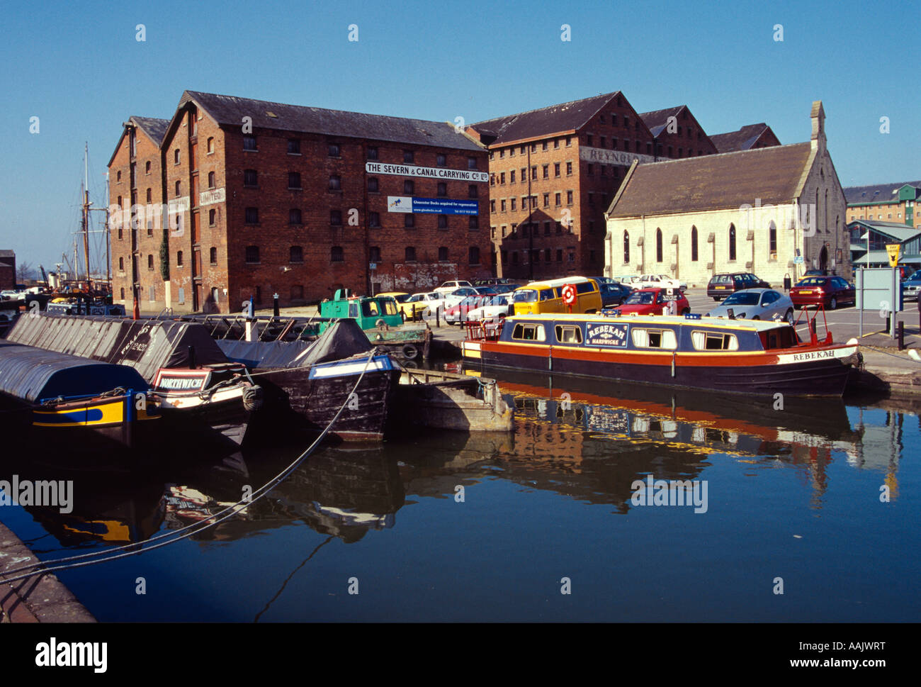 Gloucester Docks and the Sharpness Canal england uk gb Stock Photo - Alamy
