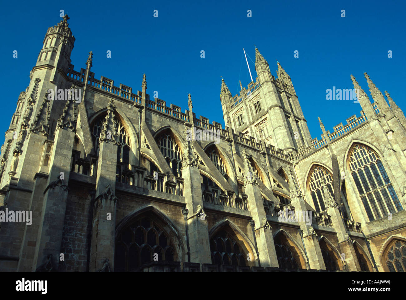Bath Abbey is the last in a series of monastic churches built in Bath ...
