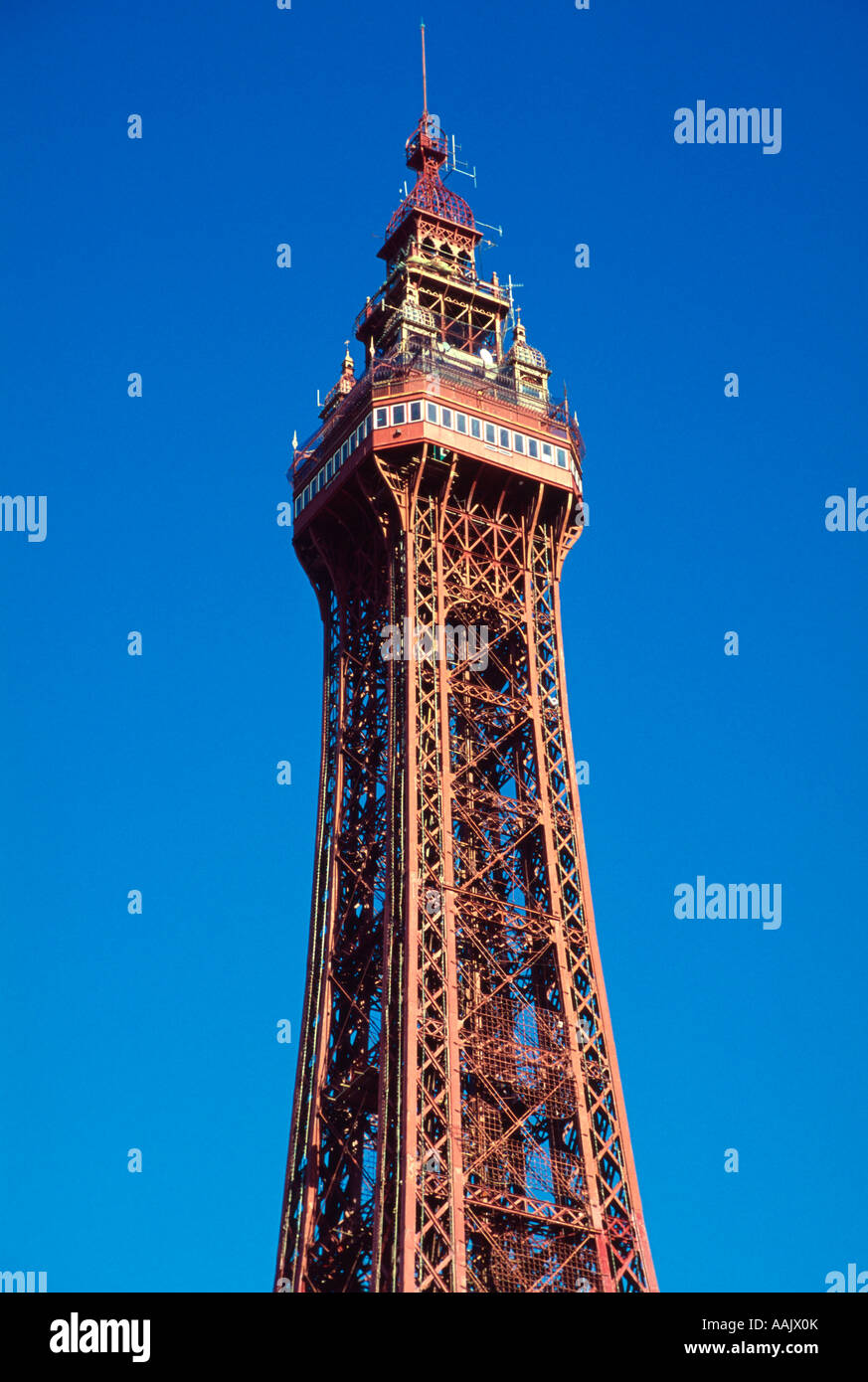 blackpool tower attraction lancashire england Stock Photo - Alamy