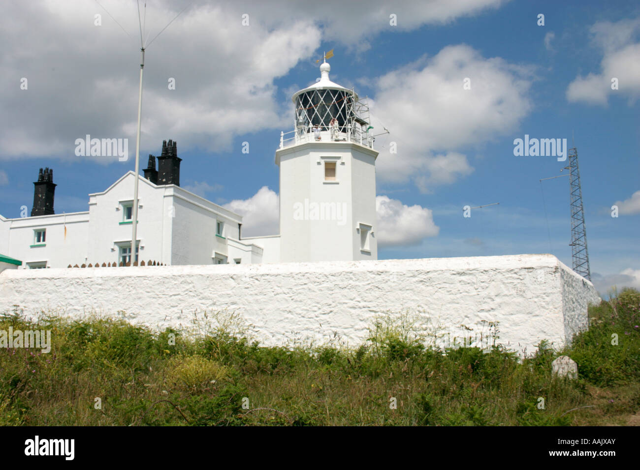 The Lizard Peninsula - lizard lighthouse cornwall england uk gb Stock Photo - Alamy