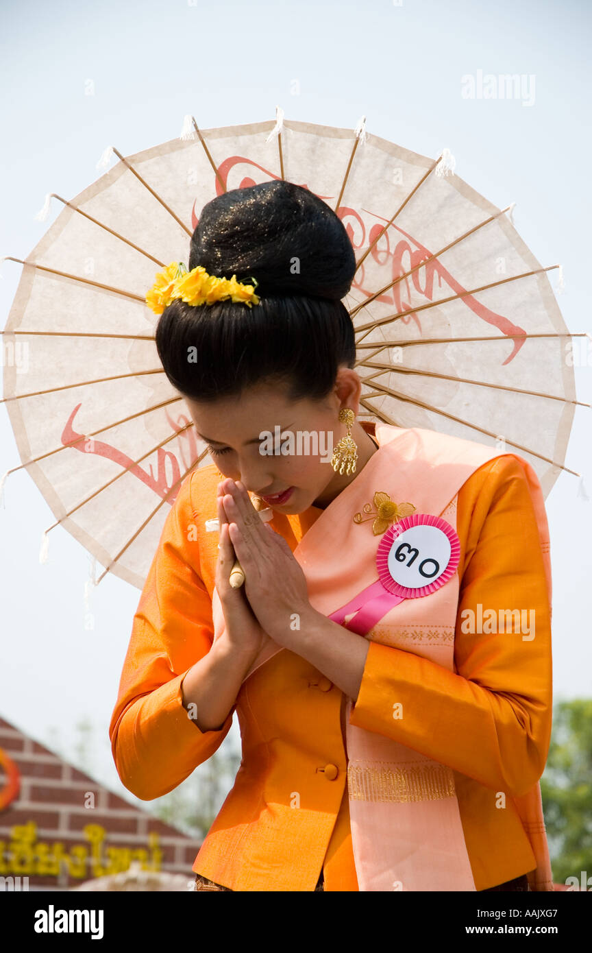 Miss songkran beauty pageant songkran hi-res stock photography and ...