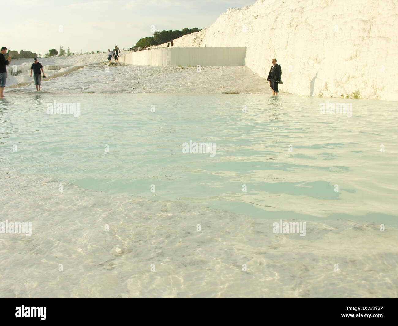 Natural calcium formations at Pamukkale Turkey Stock Photo - Alamy