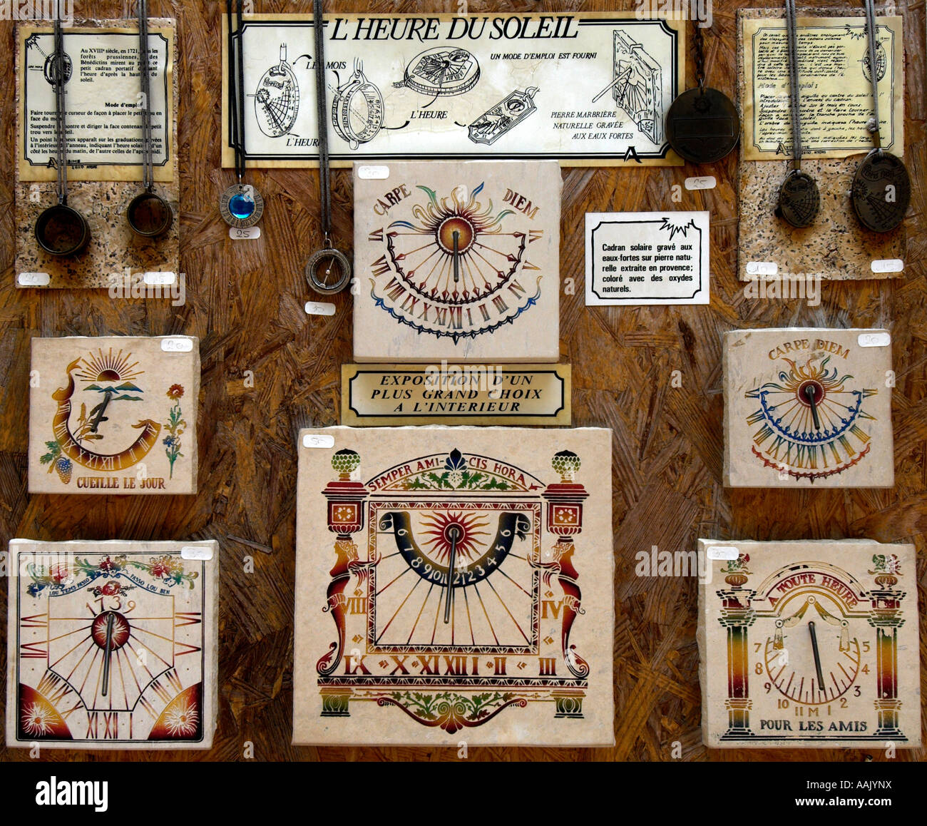 Sundial Shop Display at Saint St Paul de Vence Provence France ...