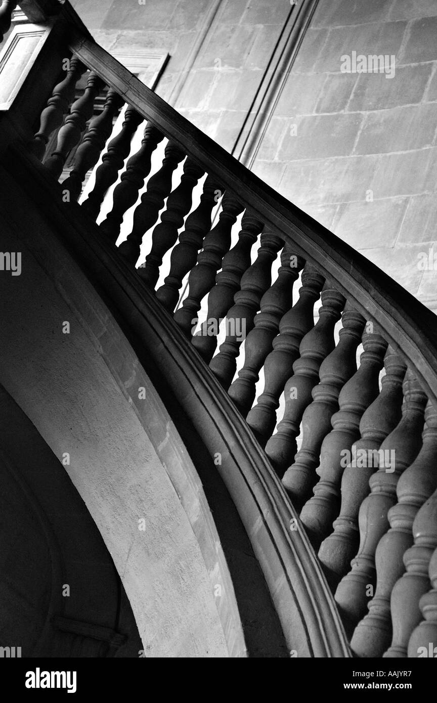 staircase in barcelona spain Stock Photo - Alamy