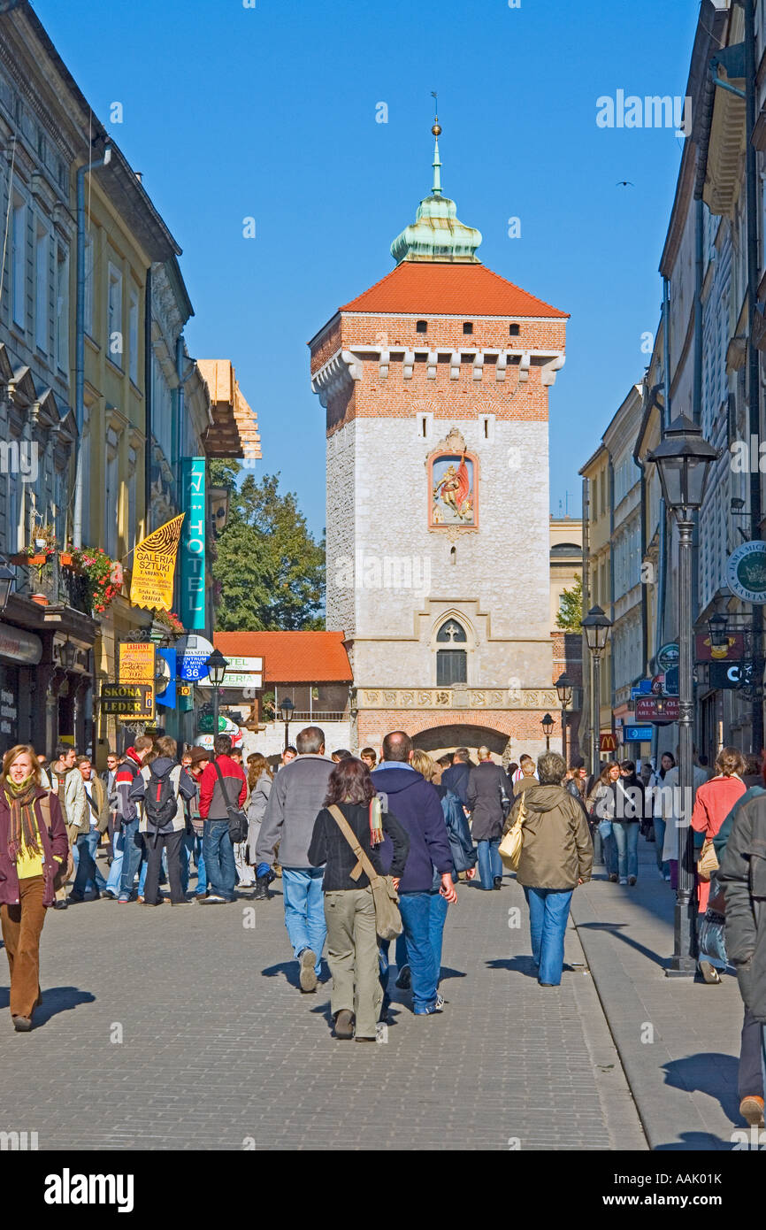 St Florian's Gate (Brama Florianska) Krakow Poland Stock Photo - Alamy