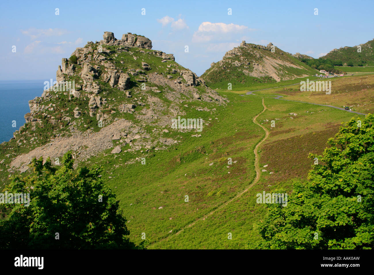 Lynton and lynmouth villages hi-res stock photography and images - Alamy