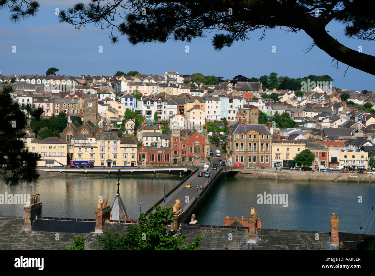 bideford town by river torridge devon west country england uk gb Stock ...
