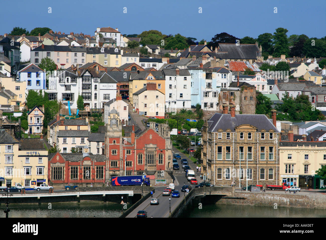 bideford town by river torridge devon west country england uk gb Stock ...
