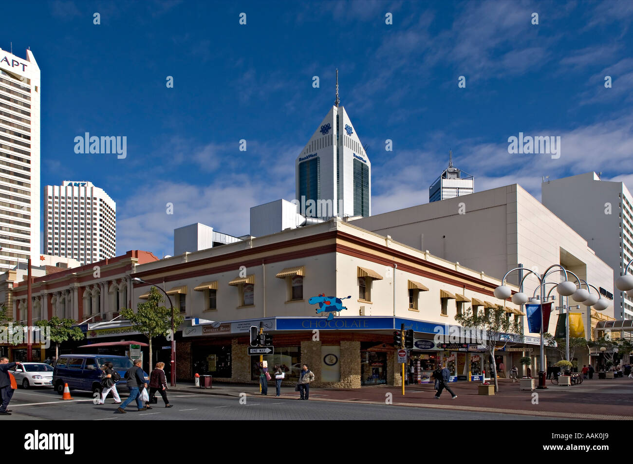 crossroad in perth Stock Photo - Alamy