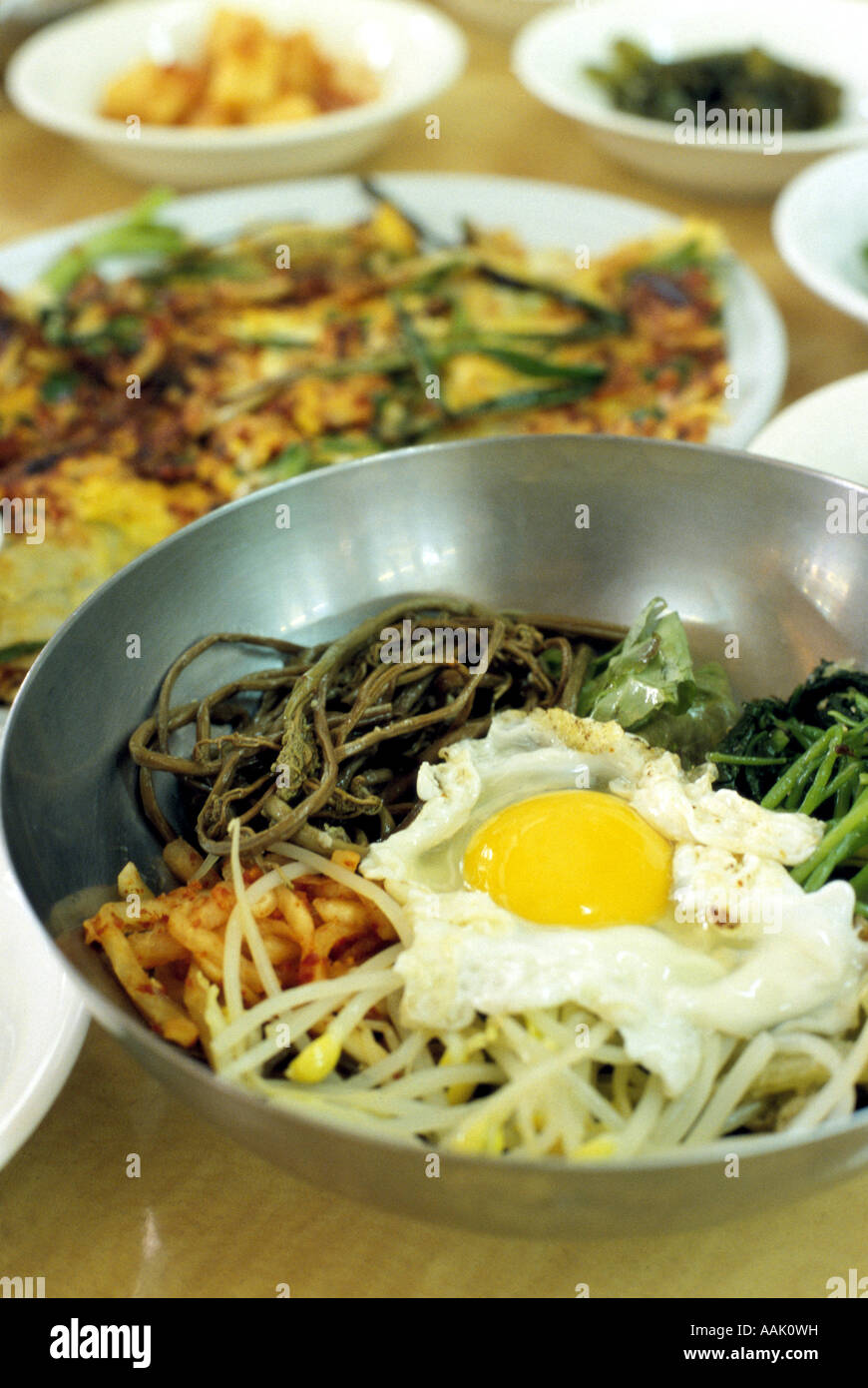 Boiled rice with assorted mixtures Stock Photo - Alamy
