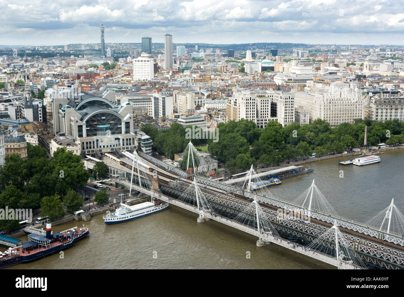 London from the eye hi-res stock photography and images - Alamy
