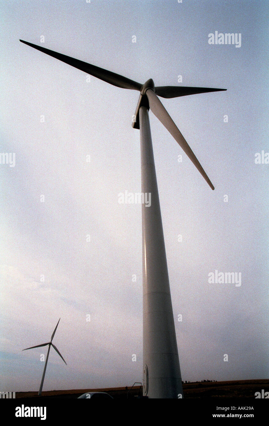 Wind powered generator Denmark Stock Photo - Alamy