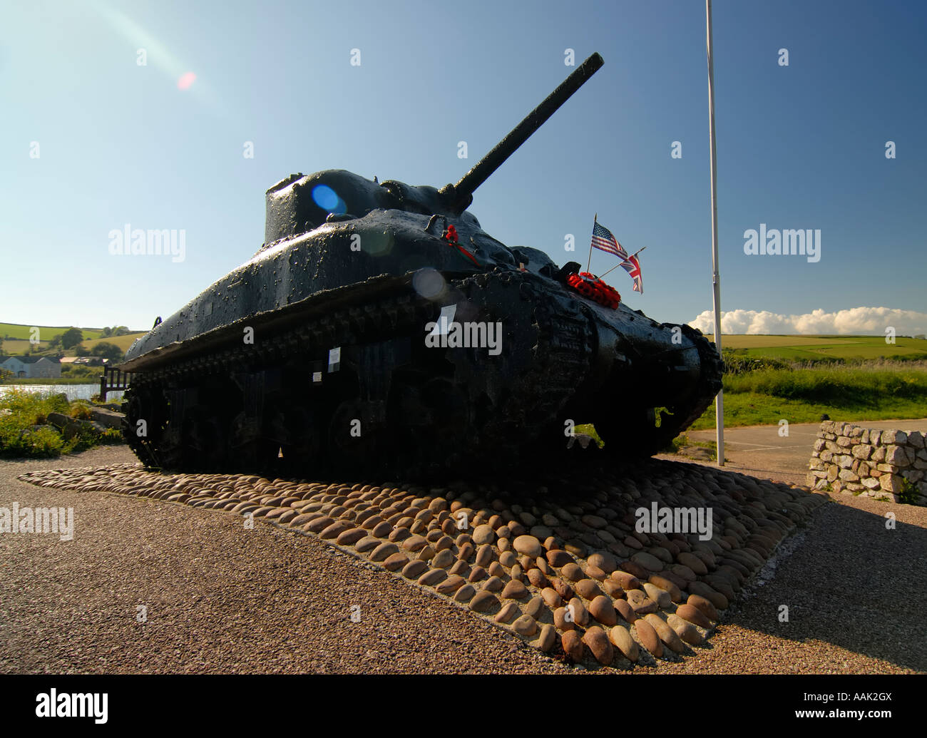 Slapton sands ww2 tank hi-res stock photography and images - Alamy