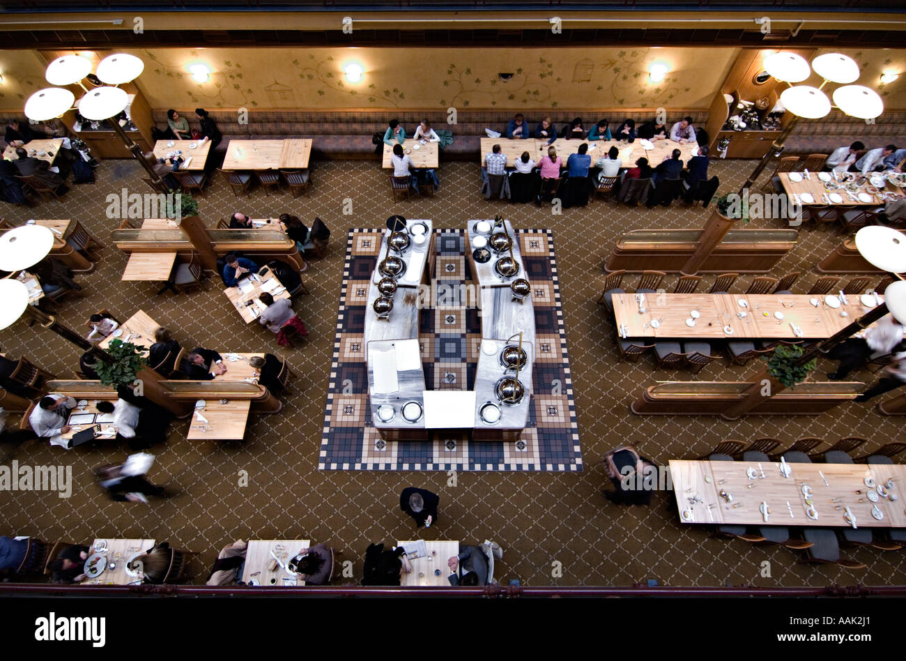 old commercial building in melbourne with restaurant Stock Photo - Alamy
