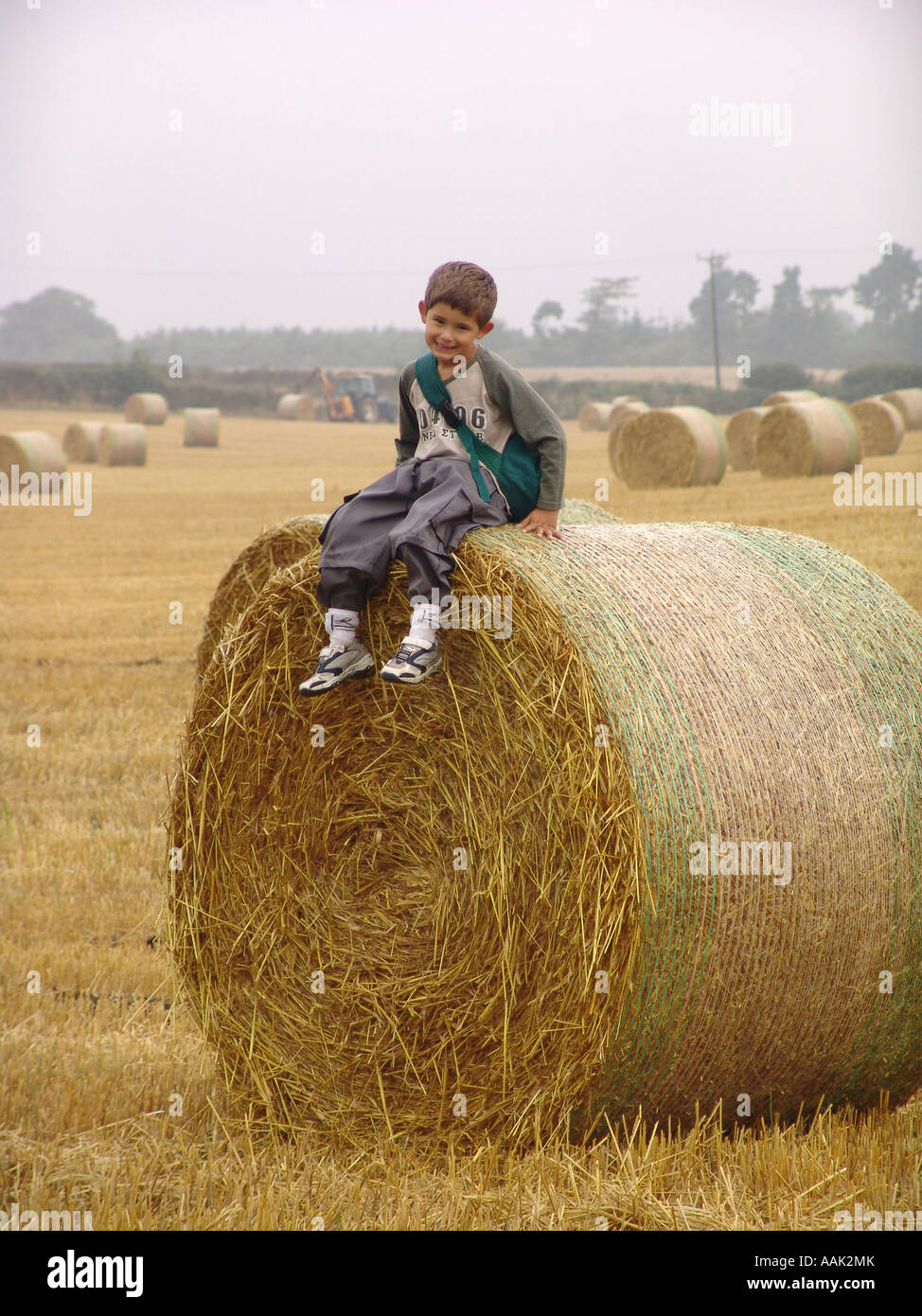 a little boy in the countryside, north yorkshire, england Stock Photo ...