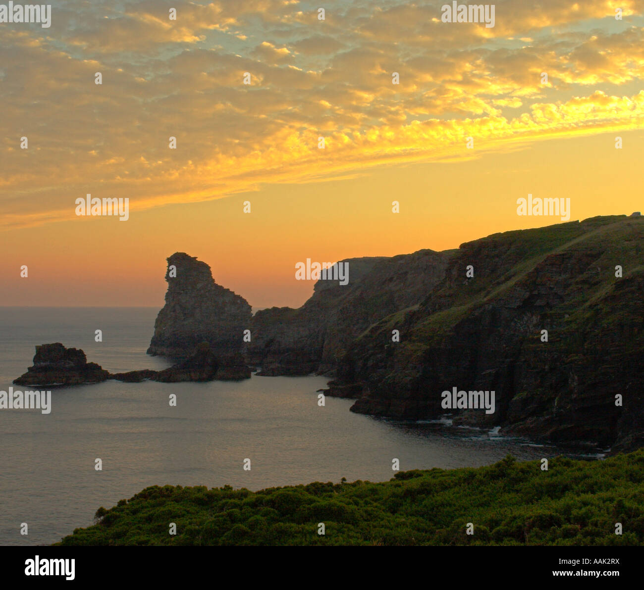 Bossiney cove hi-res stock photography and images - Alamy