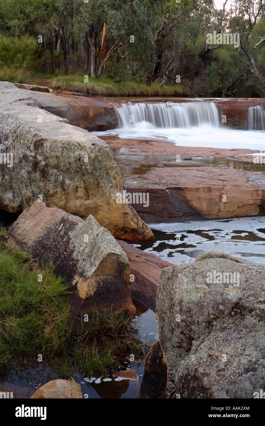 waterfall in an Aussie bush river Stock Photo - Alamy