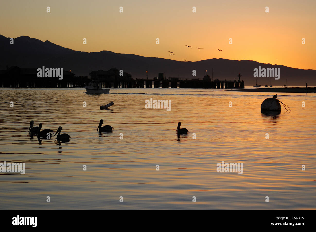 Santa Barbara Channel Dawn Stock Photo - Alamy