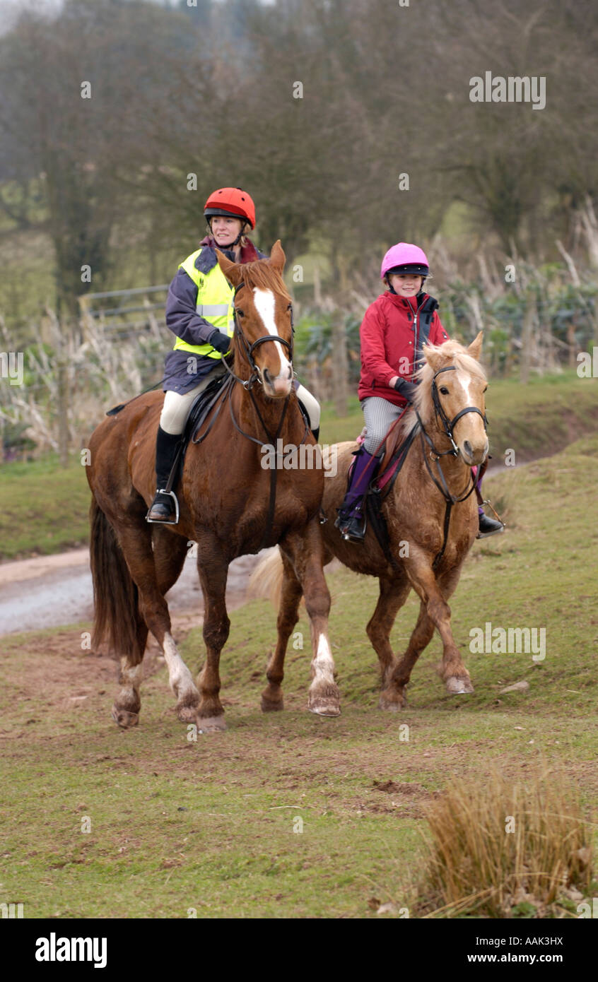 Riding in an open pony hi-res stock photography and images - Alamy