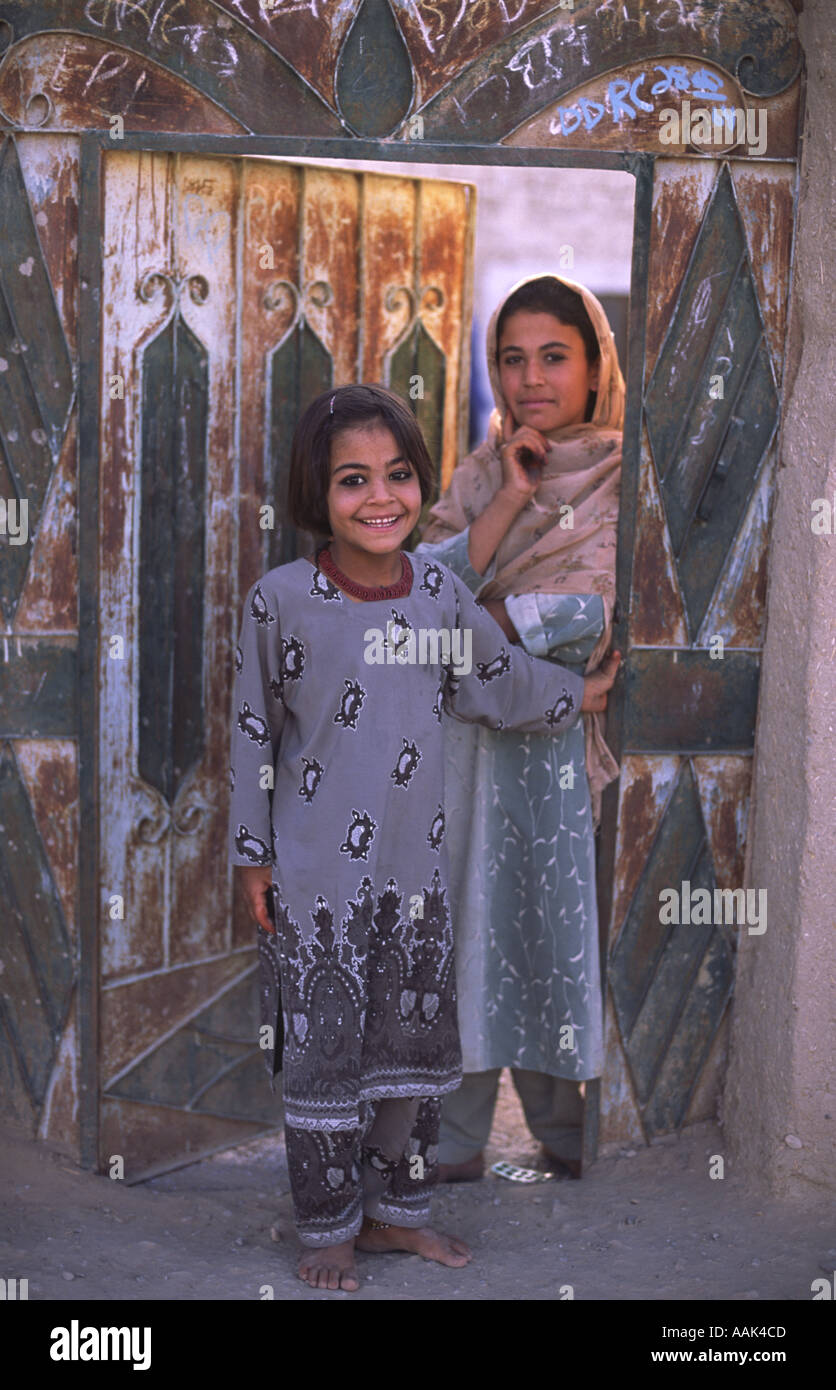 Young Balochi girls from the village of Sabeel near Quetta in Pakistan ...