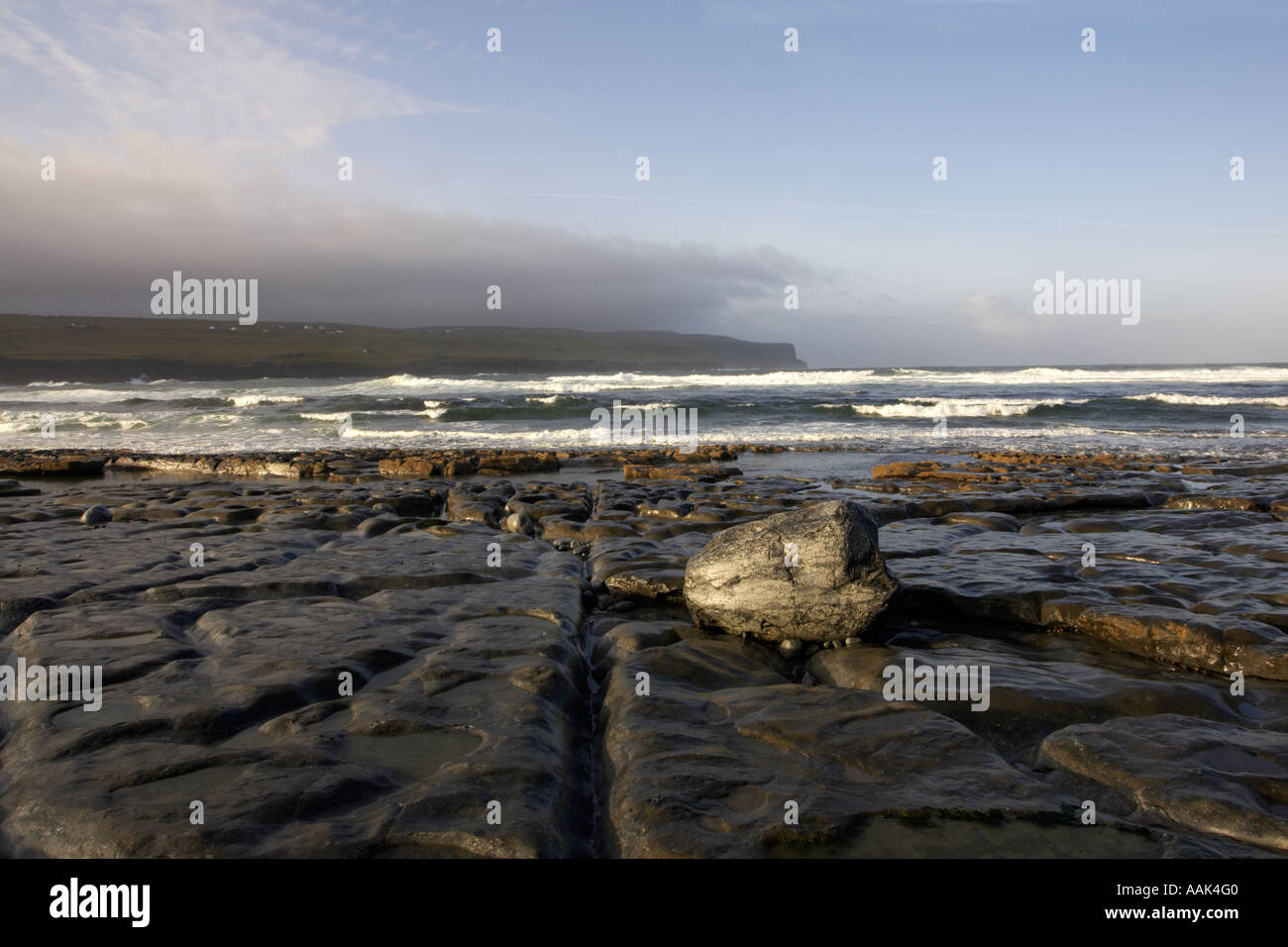stone beach near Doolin county clare Ireland Stock Photo - Alamy