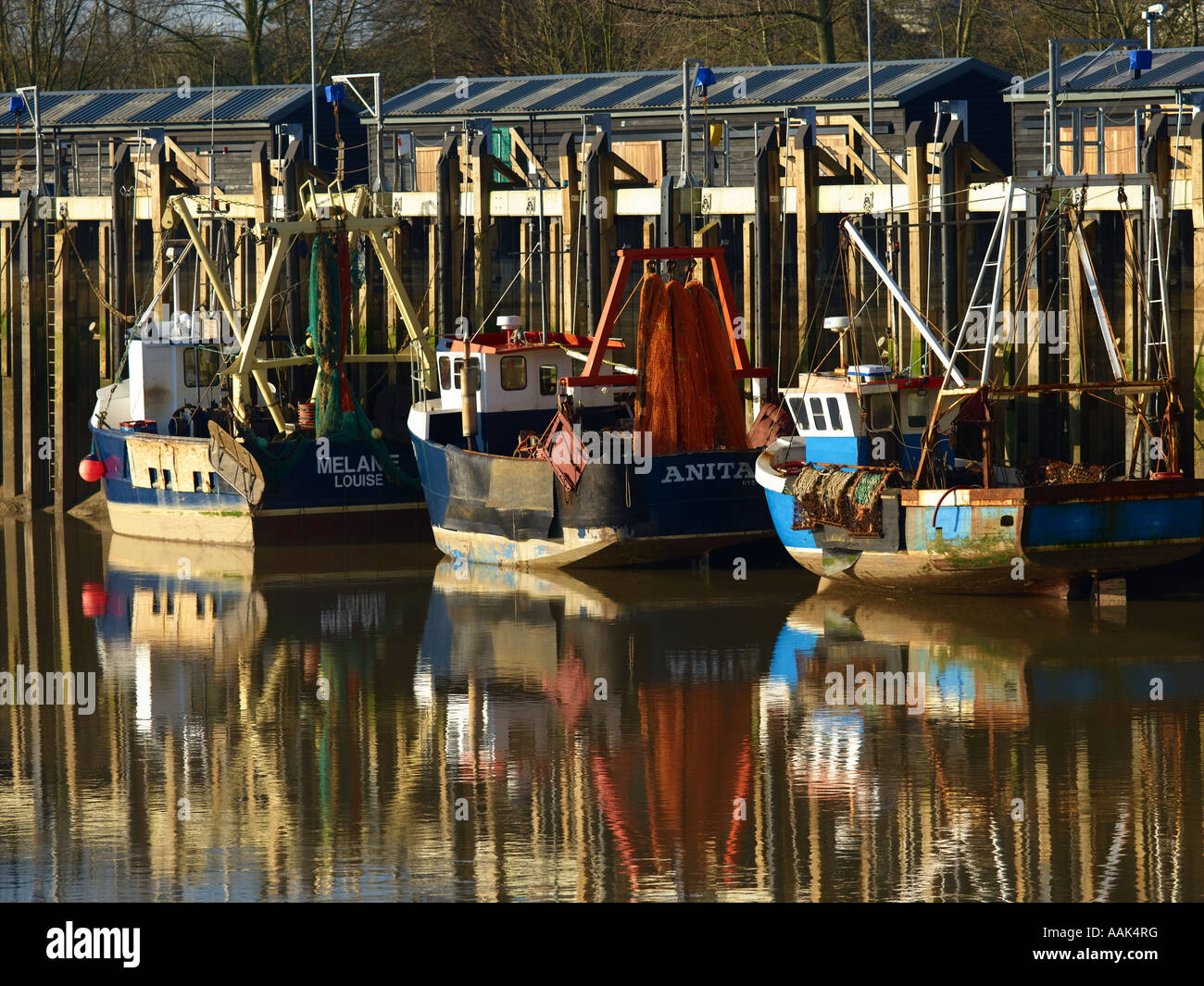 Trawler, Rye Harbour Stock Photo - Alamy