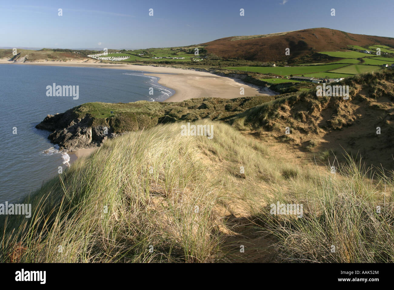 Gower, Sand Dunes Near Burry Holmes Stock Photo - Alamy